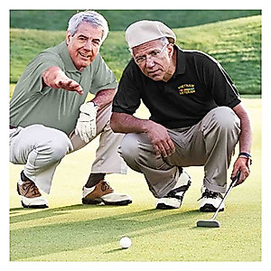 VetFriends.com Vietnam Veteran with Embroidered Service Ribbon Polo Shirt (X-Large) Black