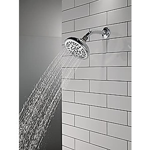 Delta Faucet 8-Spray Chrome Shower Head, Delta Shower Head Chrome, Showerheads, 2.5 GPM Flow Rate, Chrome 75898