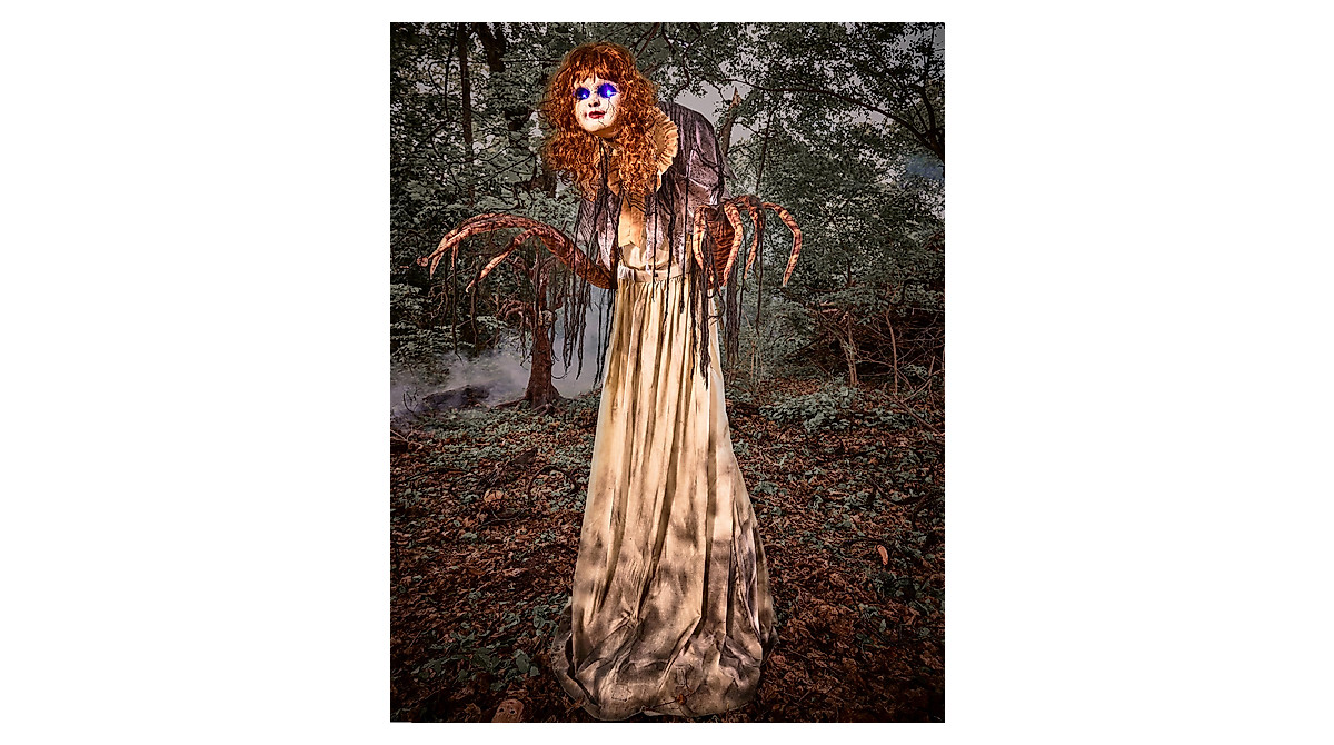 Spirit Halloween 7 Ft Darling Dolly Animatronic | Lurching Forward Motion