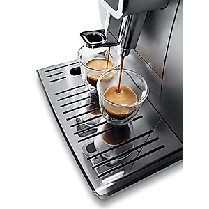 De'Longhi Dinamica Fully Automatic Coffee and Espresso Machine with Premium Adjustable Frother, Stainless Steel, ECAM35025SB