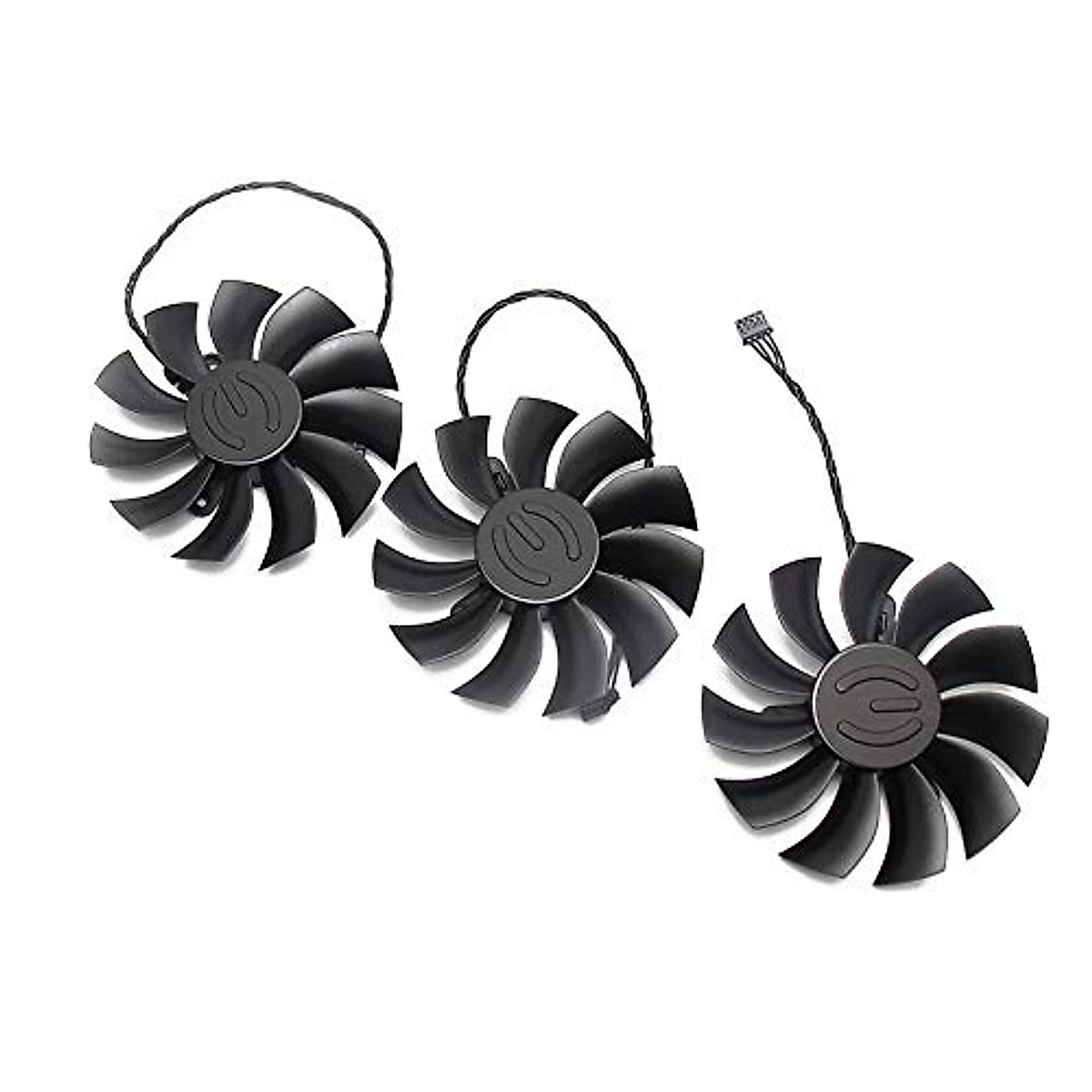 PLA09215B12H 12V 0.55A 4Pin for EVGA GTX1080TI FTW3 GTX 1080 Ti Black Elite Fan Graphics Card Cooling Fan (3PCS)