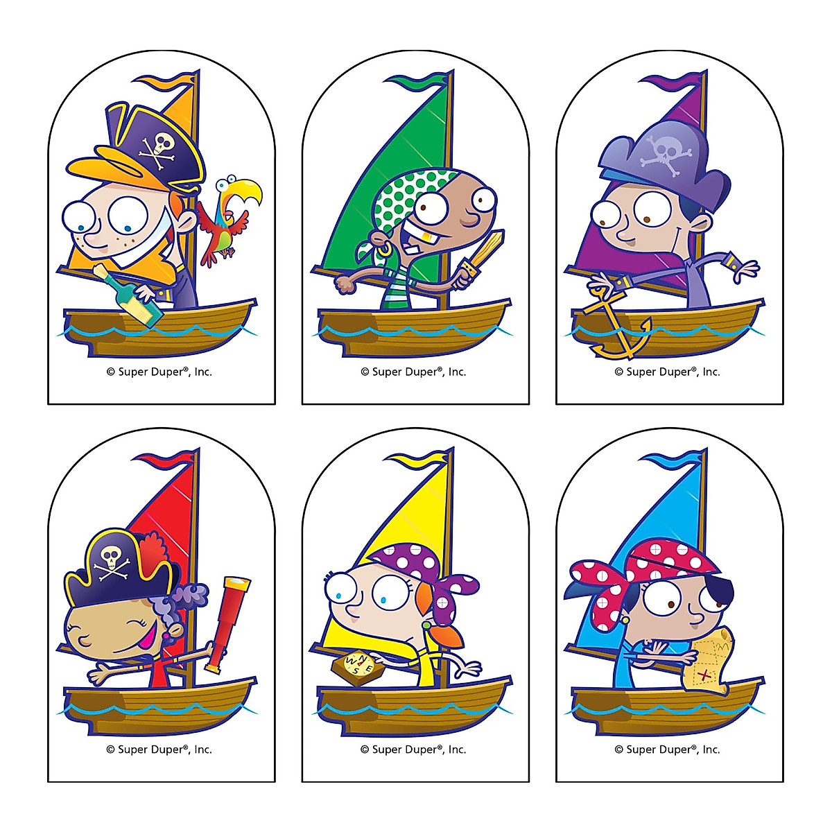 Super Duper Publications | Pirate Talk® Receptive & Expressive Language Game | Communication & Social Skills | Educational Learning Materials for Children