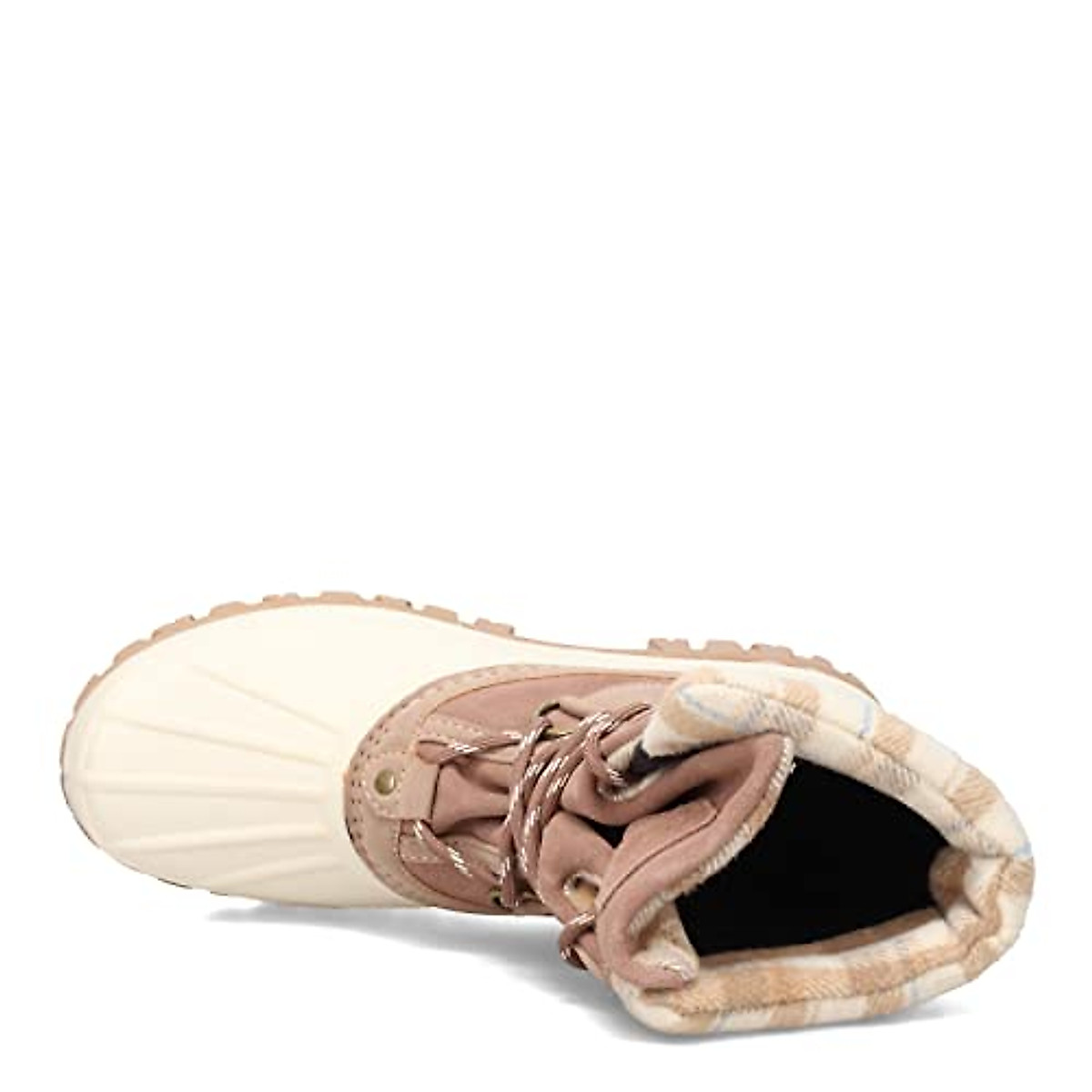 Skechers Women's Waterproof Cold Weather Boot Snow, Natural/Pink, 10