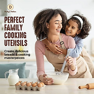 Ducky's Kitchen Bread Baking Tools and Accessories w/Dough Scraper, Bread Lame, Dough Whisk - Stainless Steel Bread Tools - Bread Scoring Knife w/ 5 Replaceable Blades