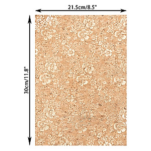 Lychee A4 Soft Cork Fabric Colorful for DIY Sewing Handcrafts Accessories Decor