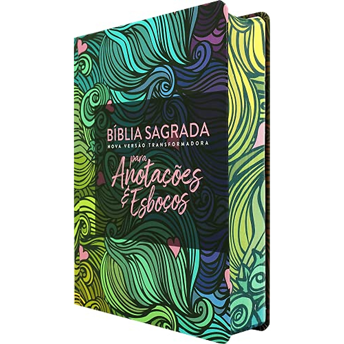 Bíblia Sagrada Nova Versão Transformadora: Para anotações e esboços - Multicores [hardcover] Vários Autores