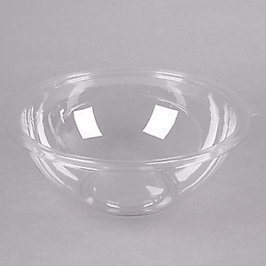 Fineline Settings Super Bowls Clear 160 Oz. Salad Bowl PET 25 Pieces