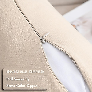 NordECO HOME Set of 2 Throw Pillow Covers - 100% Cotton Soft Decorative Cushion Covers for Bed Home Decoration, 18 x 18, Grey