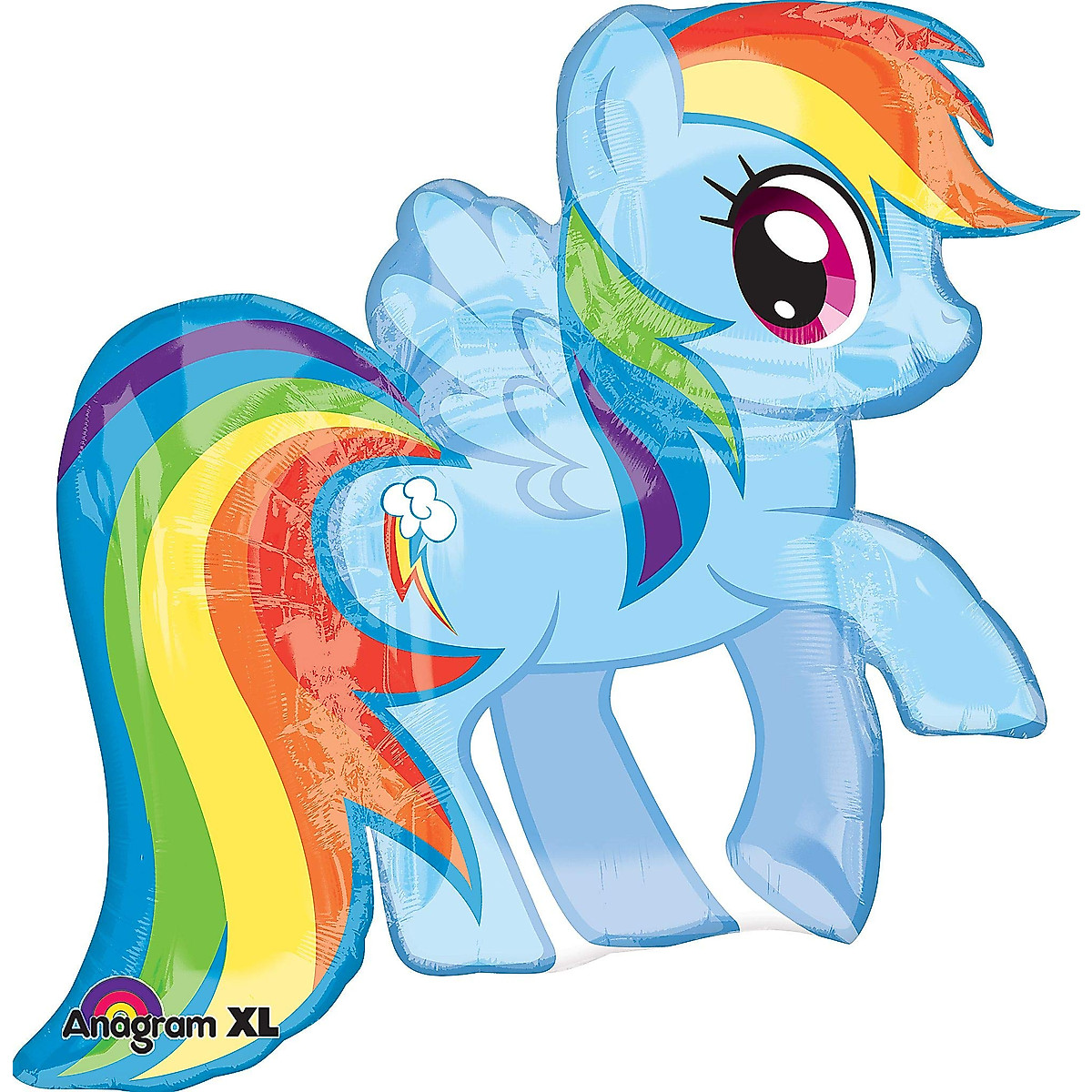 Anagram My Little Pony Balloon - Rainbow Dash