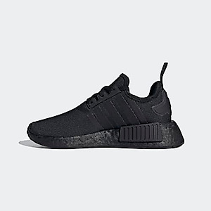 adidas Originals NMD_R1's Sneaker, Black/Black/Black, 5 US Unisex Big Kid
