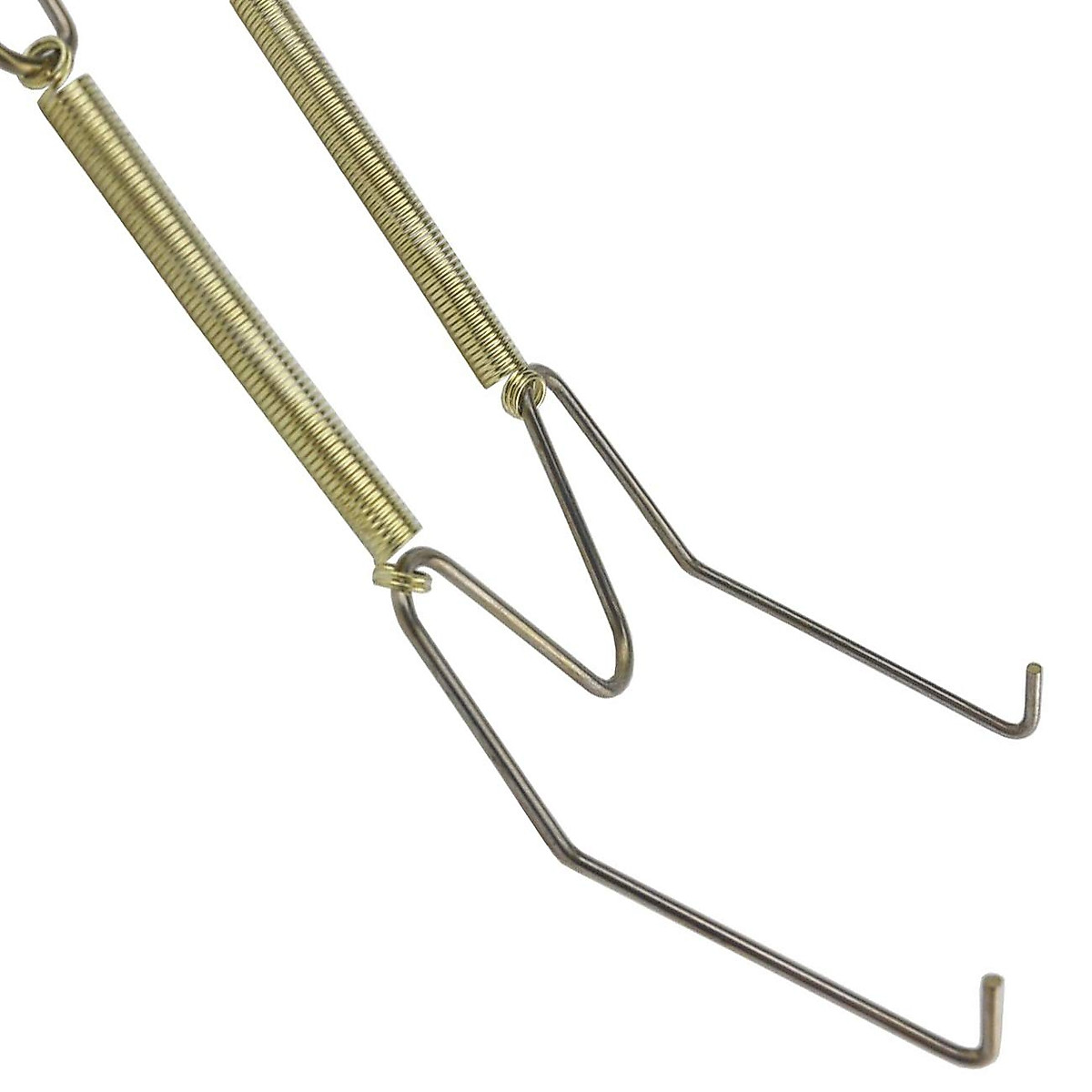 TIHOOD 10PCS 8” Invisible Wall Plate Hanger/Tray Display Hanger Brass Coated Holds 7.5" to 8.8" Plates