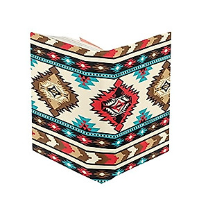 KUIFORTI Aztec Hippie Tribal Book Covers for Paperback,Boys Girls Notebook Protector Book Pouch Sleeves Textbook Jackets Up to 9 * 11 Inch,Universal Fit Most Hardcover Book