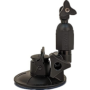 Panavise ActionGrip 13120 Single Knuckle Suction Cup Camera Mount (Matte Black)