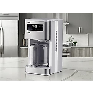 Braun KF5650WH PureFlavor Drip 14 cup Coffee Maker, White
