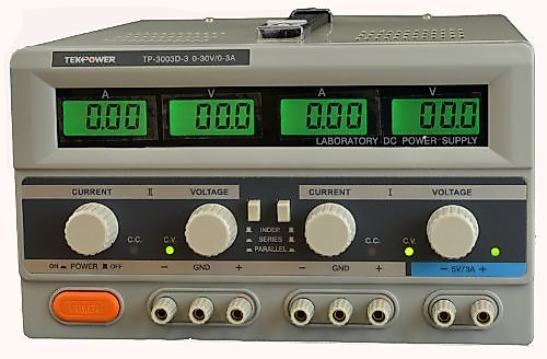 Kaito HY3003D-3,30V/3A Triple Output Linear DC Power Supply,Lab Grade 2 Main Output and one 5V Output