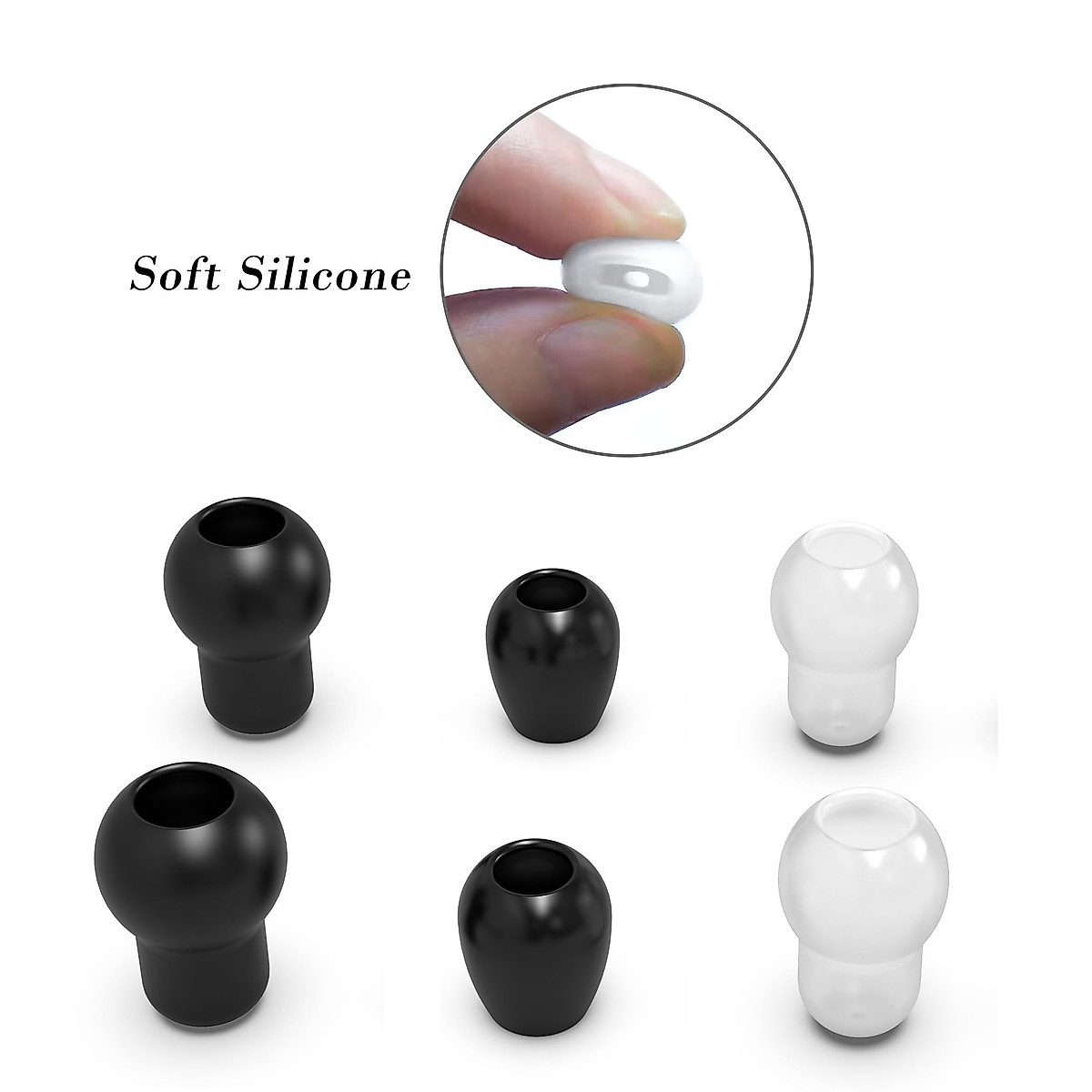 8Pcs 3 Sizes(S/M/L) Littmann Stethoscope Replacement Ear Tips Pieces Diaphragm, Littmann Stethoscope Accessories Repair Kit Ear Bud Plug Cover Large Medium Small Stethoscope Diaphragm Drum Spare Parts