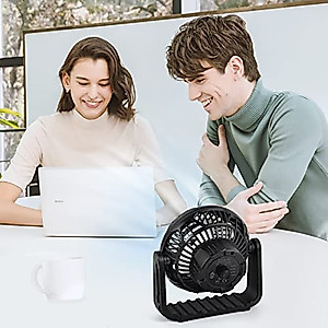 isightguard Floor Fan High Velocity Industrial Fan with hook, Rechargeable Floor Fan for Garage, Camping, Gym, Indoor