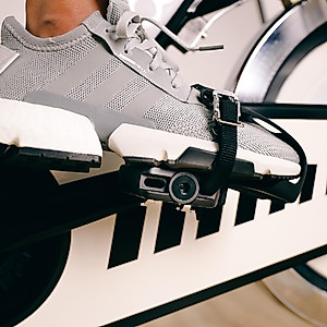 Venzo Fitness Exercise Indoor Bike compatible with Shimano SPD Pedals with Toe Clips & Cleats