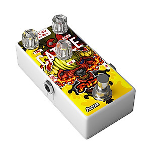 AZOR Fuzz Pedal Cattle Stylish Fuzz Guitar Effect Pedal with Pedal Power Cable,9V Battery Clip Converter Power Cable Snap Connector for Guitar Effects Pedal