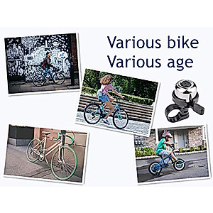 YMNL Bike Bell, Bicycle Bells for Adults Multicolor Brass Loud Crisp Clear Mini Small Bike Bell for Cycling Outdoor Mountain Road Fixie Bike