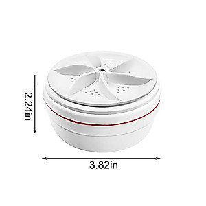 Mini Washing Machine, Portable Washing Machine With USB, Turbo Washing Machine, 3.82×3.82×2.24in, for Home, Business, Travel, College Room, Apartment