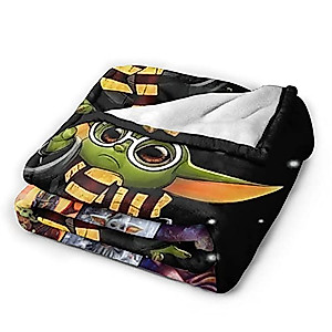 Cartoon Flannel Throw Blanket, Warm Cozy Soft Lightweight Bed Blanket for Couch Sofa Bedding Living Room (YD1, 60"x50")