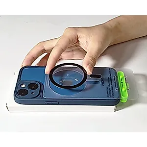 HONGRVWI Magnetic Adapter Ring，Qi-Enabled Devices and Snap/Snap+ Wireless accessorie，Includes 2 Magnetic Rings and 2 Auxiliary Installation Tools，Works with iPhone, Android, Samsung Phones (Black)