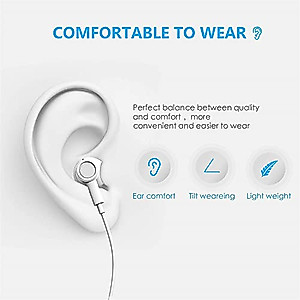 2 Pack-USB C Headphones Earbuds, Type C Earbuds Wired Earphones with Microphone & Remote Control Noise Cancelling in-Ear Headset for iPad Pro, Galaxy S23/S22/S21/S20/Ultra Note 10/20, Pixel 7/6/6a/5/4