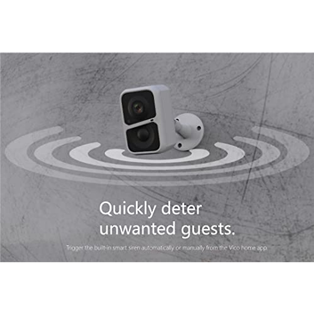 Aprilmin Security Cameras Indoor/Outdoor Spotlight & Siren 1080P Battery Powered WiFi Cameras, AI Motion Detection,PIR Sensing,Color Night Vision, 2-Way Talk, IP65, SD/Cloud,Vicohome App