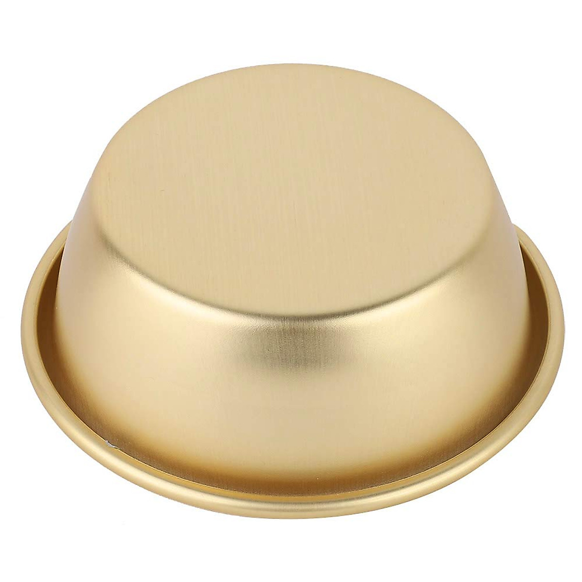 Korean ramen pan with lid quick noodle cooking pot Korean yellow aluminum soup pot noodle pot with handle for soup noodles(Rice Wine Bowl)