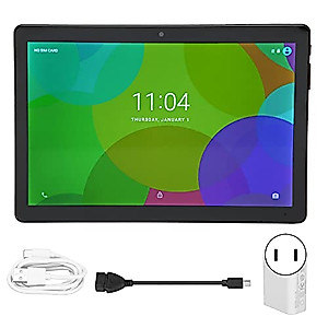10in Tablet, 4GB RAM 256GB ROM 4G Calling Tablet for 11 1080x1960 Resolution 100‑240V for Home (US Plug)