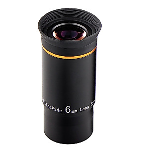 SVBONY Telescope Eyepiece Fully Mutil Coated 1.25 inches Telescope Accessories Set 66 Degree Ultra Wide Angle HD 6mm for Astronomy Telescope