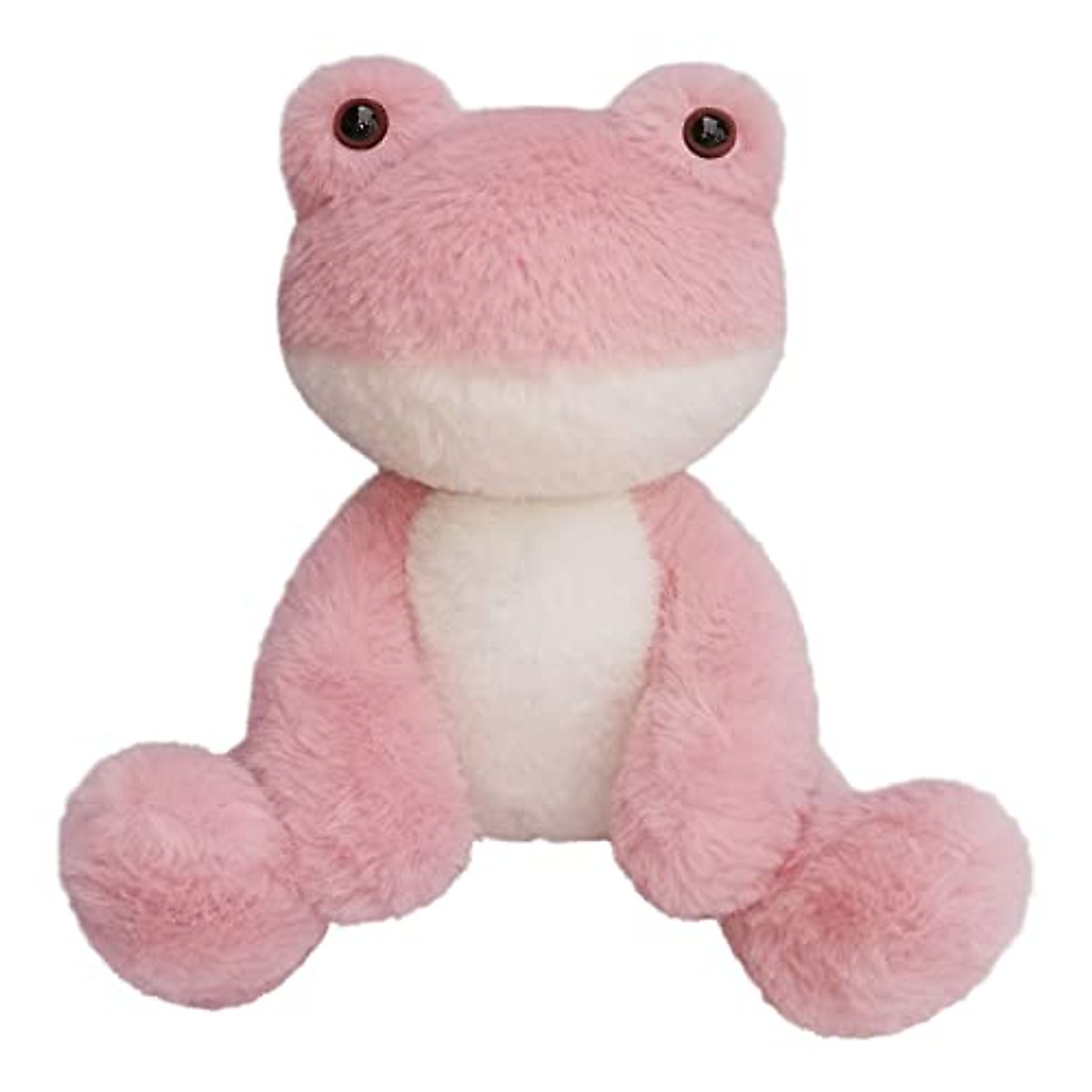 Doindute Frog Stuffed Animal, Pink Frog Plush Toy, Soft Cuddly Plushie Hugger Toy for Boys Girls, Gifts for Kids or Girlfriend, 8.5 Inches