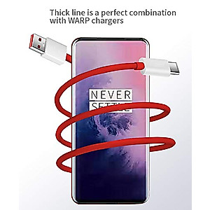 WNIEYO Oneplus 8 8pro Charger ，Warp Charger, OnePlus 7T 7 Pro Charger [5V 6A] + Fast Charging Cable for OnePlus 7 pro / 7 / 6T / 6 / 5T / 5