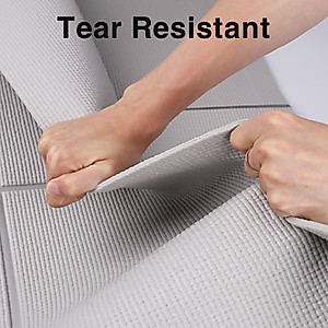 BUTJIJV Waterproof Shelf Liner for Under Sink, ( 5mm Thick, 24×82 Inch ), Slip-Resistant Kitchen Cabinet Protection Mats, Non-Adhesive PVC Foam Wire Shelf Liner, Grey Tool Drawer Liner