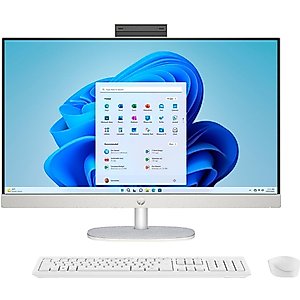 HP 27 All-in-One Touch Desktop 1TB SSD 32GB RAM (Intel 13th generation with 10 cores and Turbo Boost to 4.60GHz, 1 TB SSD, 32 GB RAM, 27-inch FullHD Touchscreen, Win 11) PC Computer Essential Pavilion
