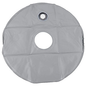 Flag Base, Round Umbrella Base Weights Portable Foldable Umbrella Weight Bag for Beach Outdoor Cantilever Feather Flag Base Weight Bag-Filled with Water