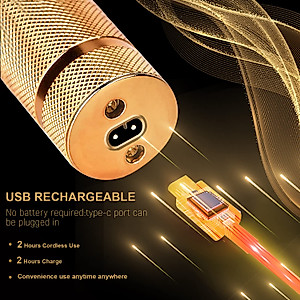 Hair Clippers for Men, Professional Hair Trimmer Set Cordless Barber Clippers Beard Trimmer Hair Cutting Kit Rechargeable T Outliner Shaver Zero Gapped Haircut Grooming Kit Gifts for Men (Yellow)