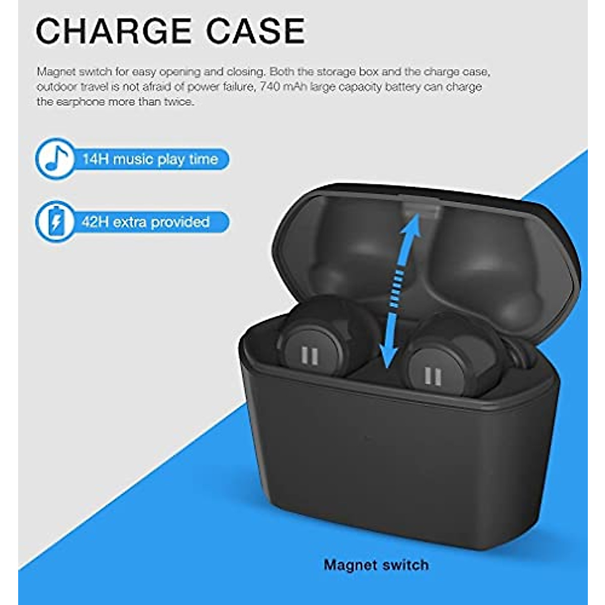 Spracht Zum Truly Wireless Bluetooth 5 Stereo Earbuds, Black (Zum-BT-TWS-2)