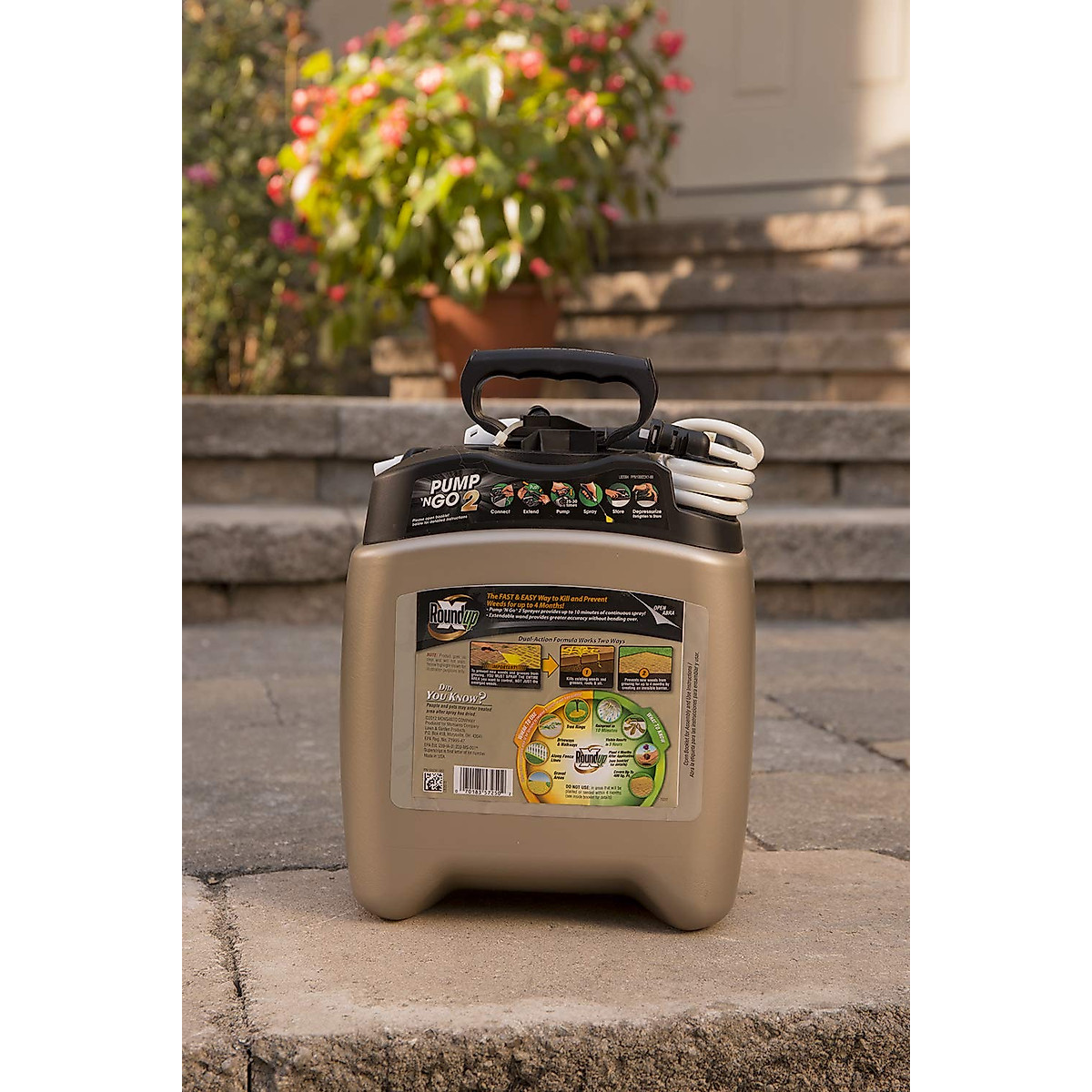 Roundup Ready-To-Use Extended Control Weed & Grass Killer Plus Weed Preventer II with Pump 'N Go 2, 1.33 gallon