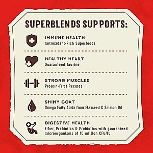 Stella & Chewy's SuperBlends Raw Blend Wholesome Grains Cage-Free Chicken & Duck Recipe with Superfoods, 3.25 lb. Bag