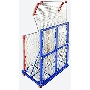 INTBUYING 50 Shelves Art Drying Rack Screen Frame Drying Rack Silk Screen Printing Drying Shelf Movable Painting Drying Rack