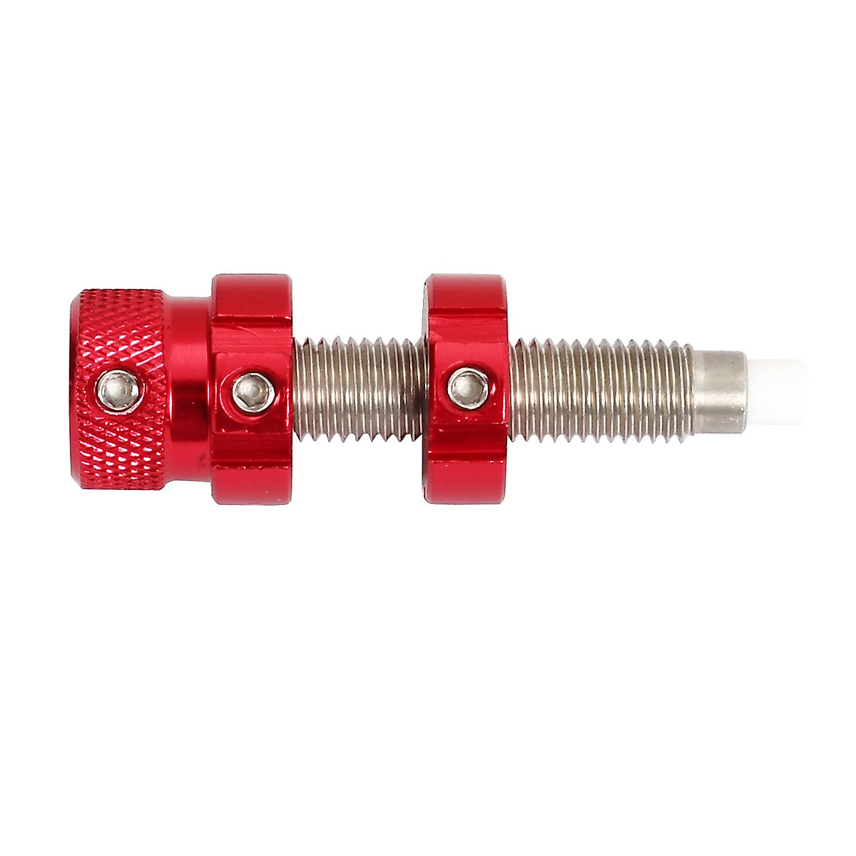 FENJANER Archery Cushion Plunger Screw-in Pressure Button for Recurve Bows Outdoor Shooting Accessories (Red)