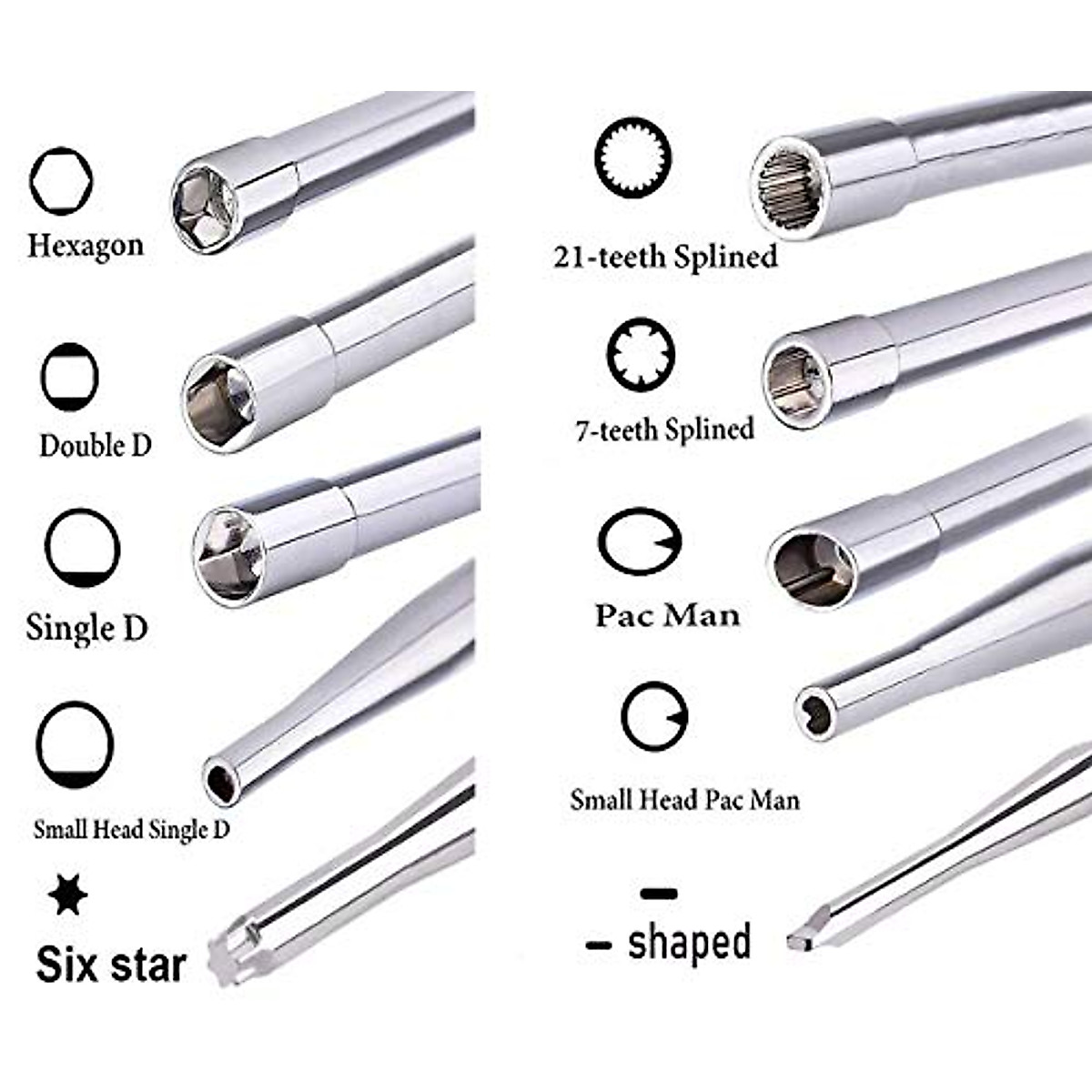 10 Pcs Carburetor Adjustment Tool Screwdriver Kit for Common 2 Cycle Carburator Adjusting Small Engine Carb Tune up Adjusting Tool - Carb Tool Kit, Carburetor Adjuster Tool