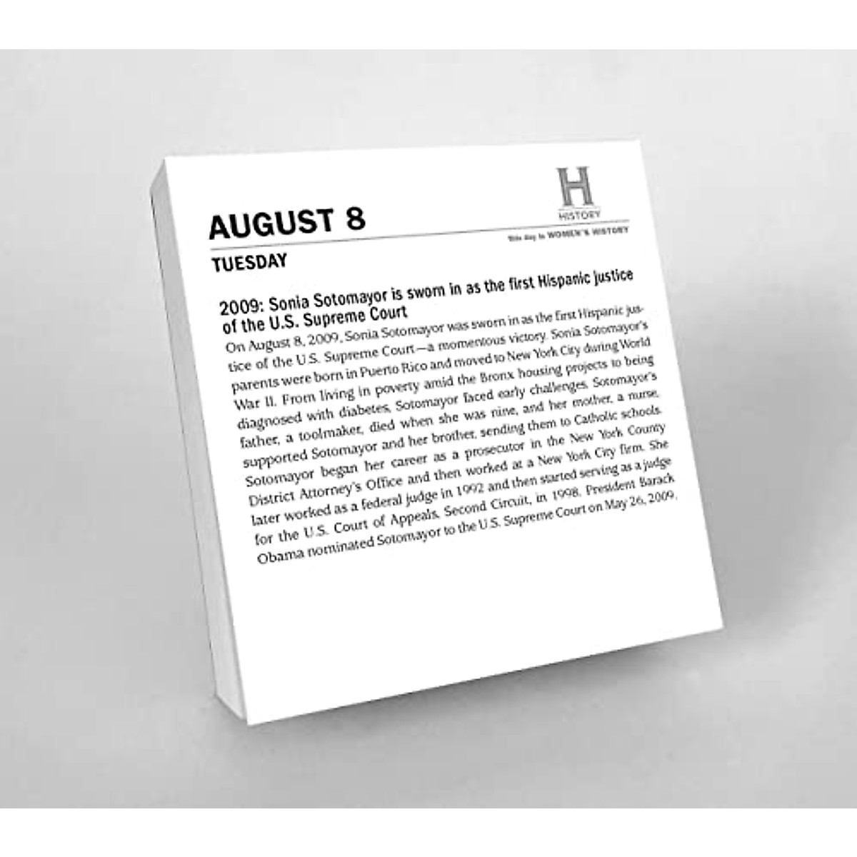 2023 History Channel This Day in Women's History Boxed Calendar: 365 Extraordinary Women and Events that Shaped History (Daily Calendar, Inspirational Desk Gift)