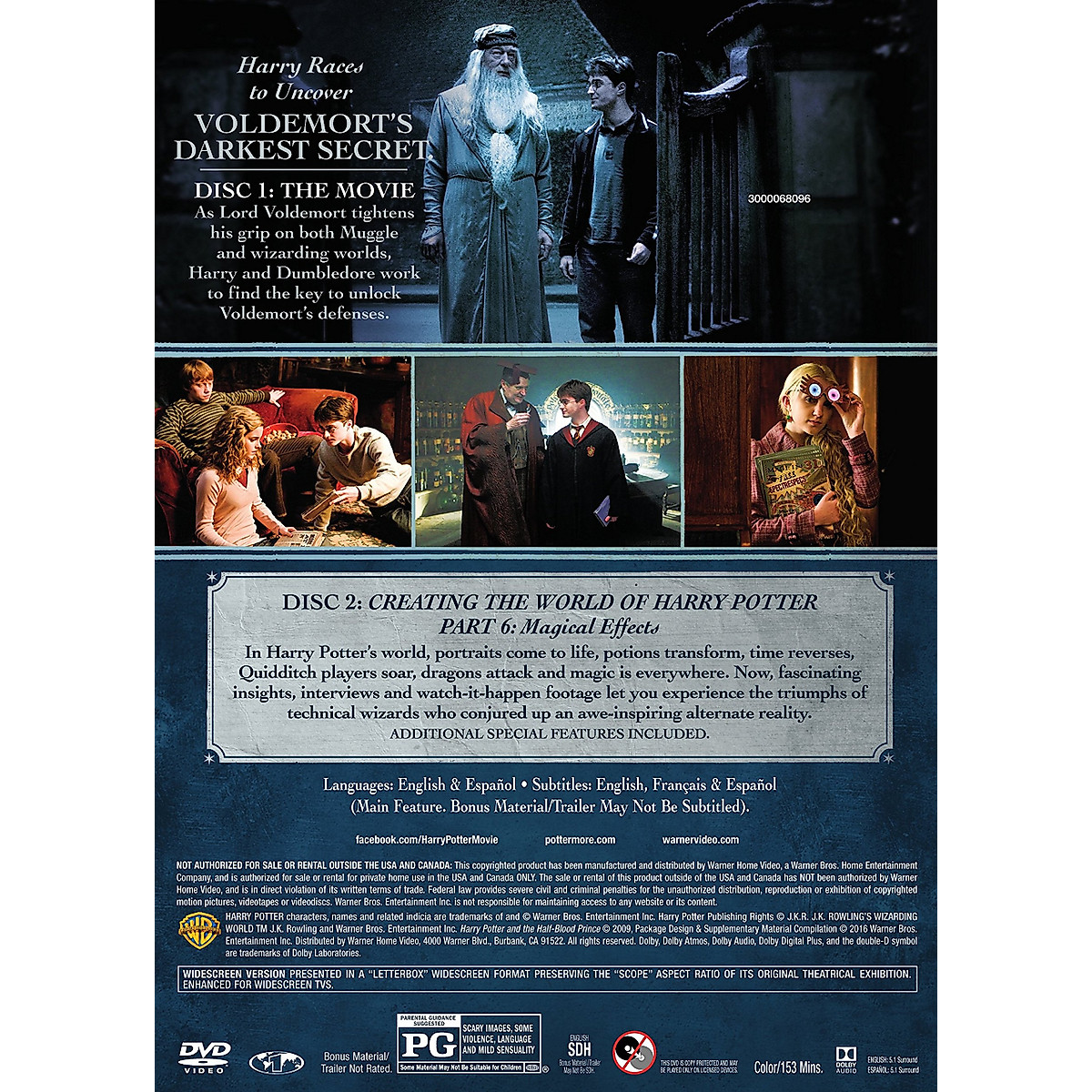 Harry Potter and the Half-Blood Prince SE (2-Disc) (DVD)