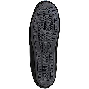 Original Penguin Mens Slippers, Microsuede Venetian Moccasin Slipper, Black Plaid, Men's Size 8