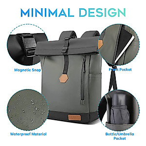 BANGE Bicycle Backpack for Men, Fashion Causal Backpacks Fits for 15.6Inch Laptop, Water Resistant College School Bookbag…