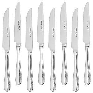 J.A. Henckels Flatware 8-Piece Stainless-Steel Steak Set