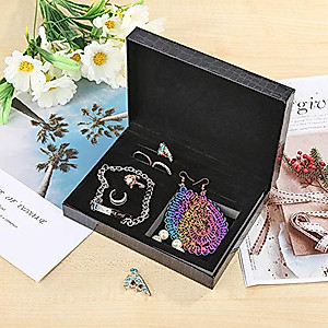 Jewelry Box Storage Organizer, Jewelry Display Storage Holder Case with DIY Diamond Painting Kits Butterfly Decorative Cover Arts Craft for Necklace Earrings Bracelets Rings Watches
